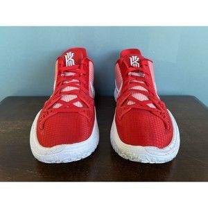 Nike | Shoes | Nike Kyrie Low 4 Tb University Red Basketball Shoes Mens ...